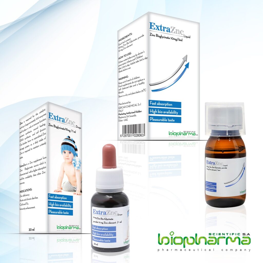 ExtraZnc® Liquid &drop – Biopharma SA